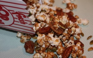 Maple Pecan Popcorn | For A Digestive Peace of Mind—Kate Scarlata RDN