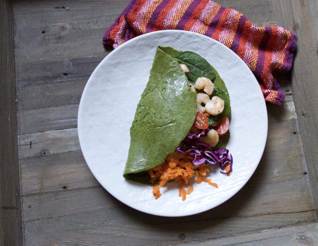 Nourishing Spinach Crepe | For A Digestive Peace of Mind—Kate Scarlata RDN