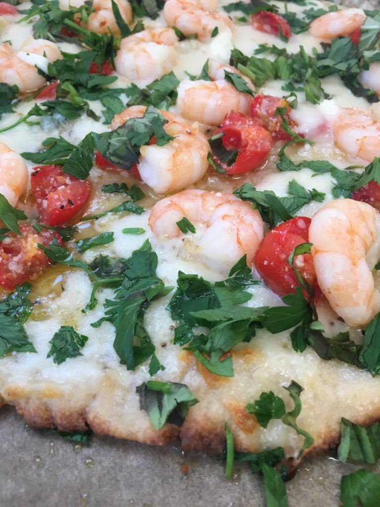 Low FODMAP Shrimp Scampi Pizza | For A Digestive Peace of Mind—Kate ...