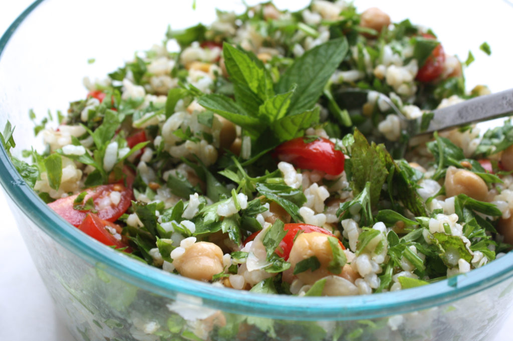 Mediterranean Rice Salad | For A Digestive Peace of Mind—Kate Scarlata RDN
